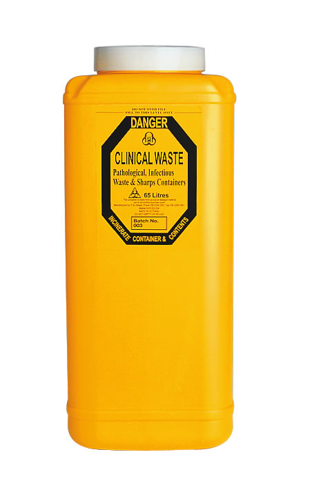 Sharps Container 65.0 litre Large Lid - Ace Waste
