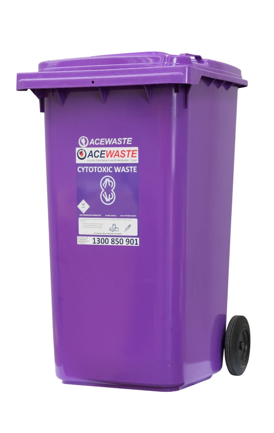 Buy Cytotoxic Waste Bins 240L | Brisbane & Melbourne | Ace Waste